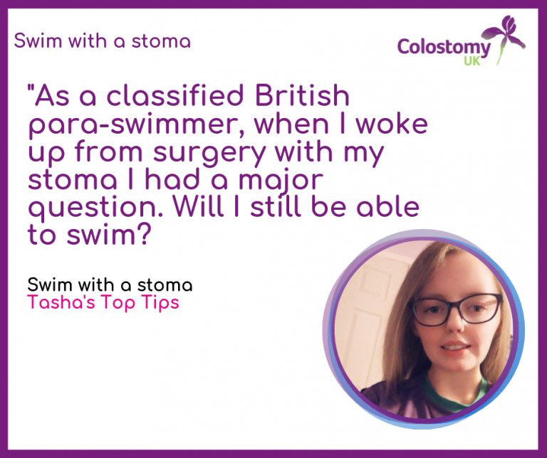 colostomy uk_ swim with a stoma tasha - Colostomy UK