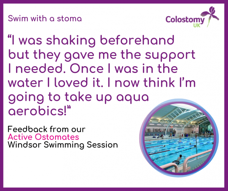 Swim with a stoma: Taking the plunge - Colostomy UK