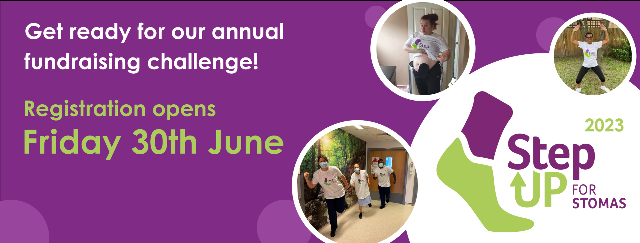 Pre-Reg banner - Colostomy UK