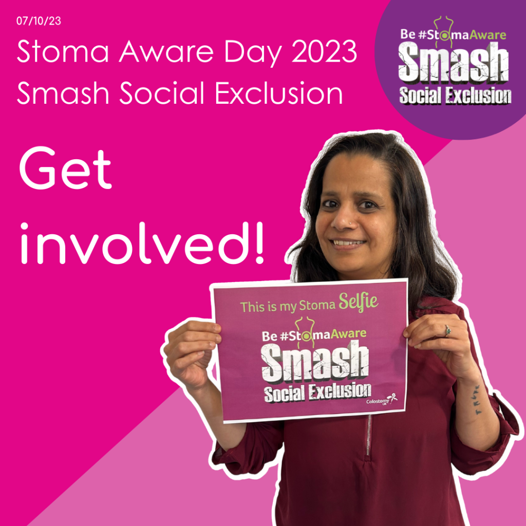Smash Social Exclusion - Stoma Aware Day 2023 - Colostomy UK