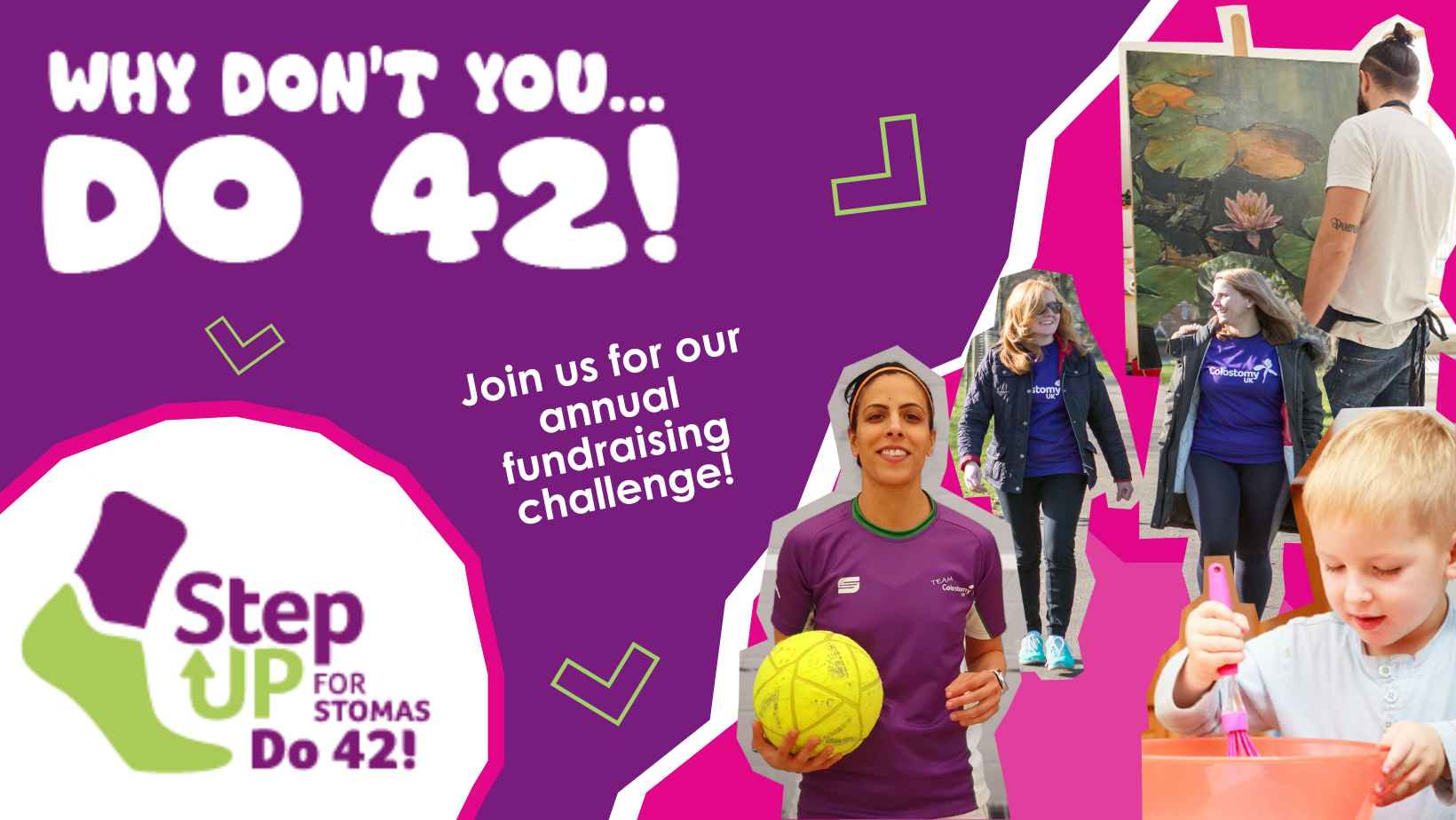 Why don't you Step Up For Stomas and 'Do 42!' - Colostomy UK
